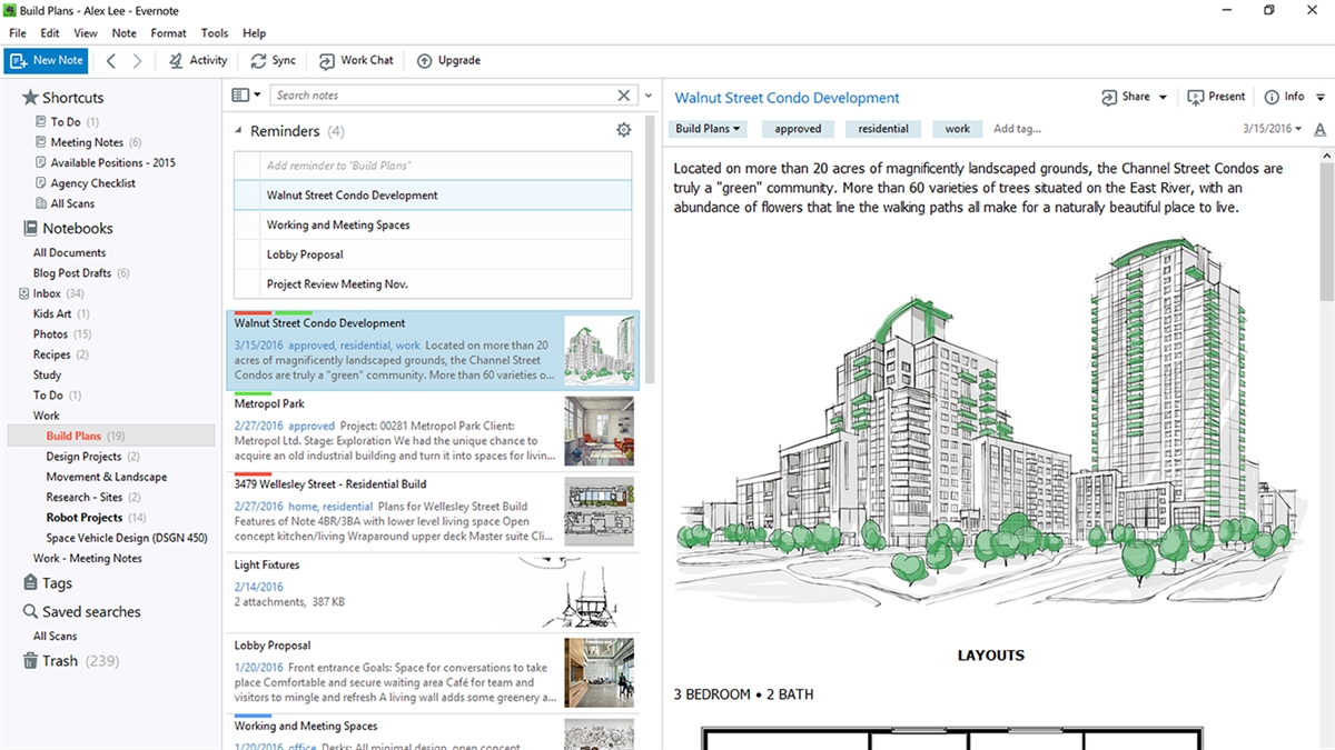 Evernote Touch gets updated, makes it more Windows 10 friendly | On ...