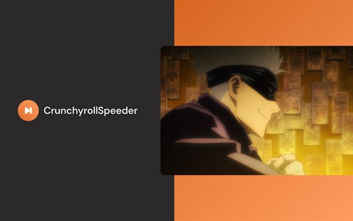 Crunchyroll Speeder: Custom Playback Speed Control