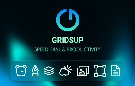 GridsUP: Productivity Speed Dial Extension