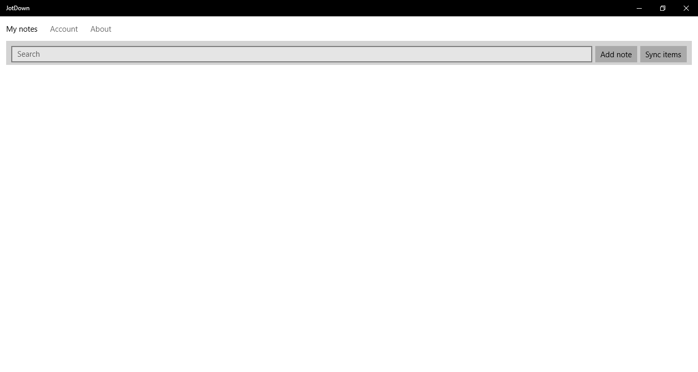 JotDown for Windows 10 Mobile