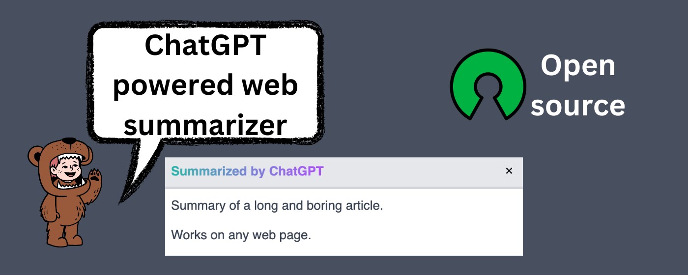 Summarize - AI Article Summarizer with ChatGPT