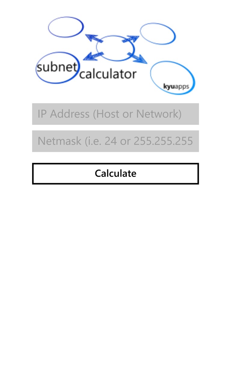 Subnet Calculator by kyuapps for Windows 10
