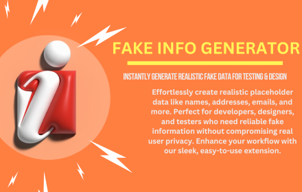 Fake Info Generator - Add-on Download
