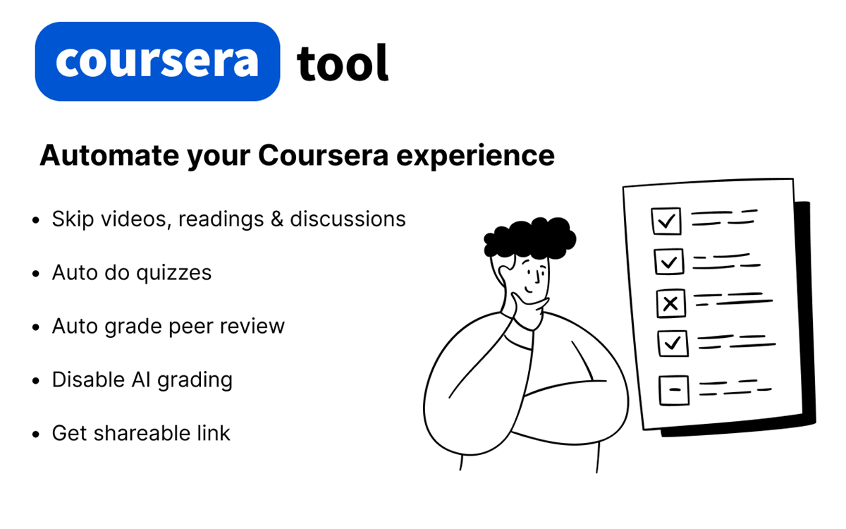 Coursera Tool: Auto Complete & Auto Grade
