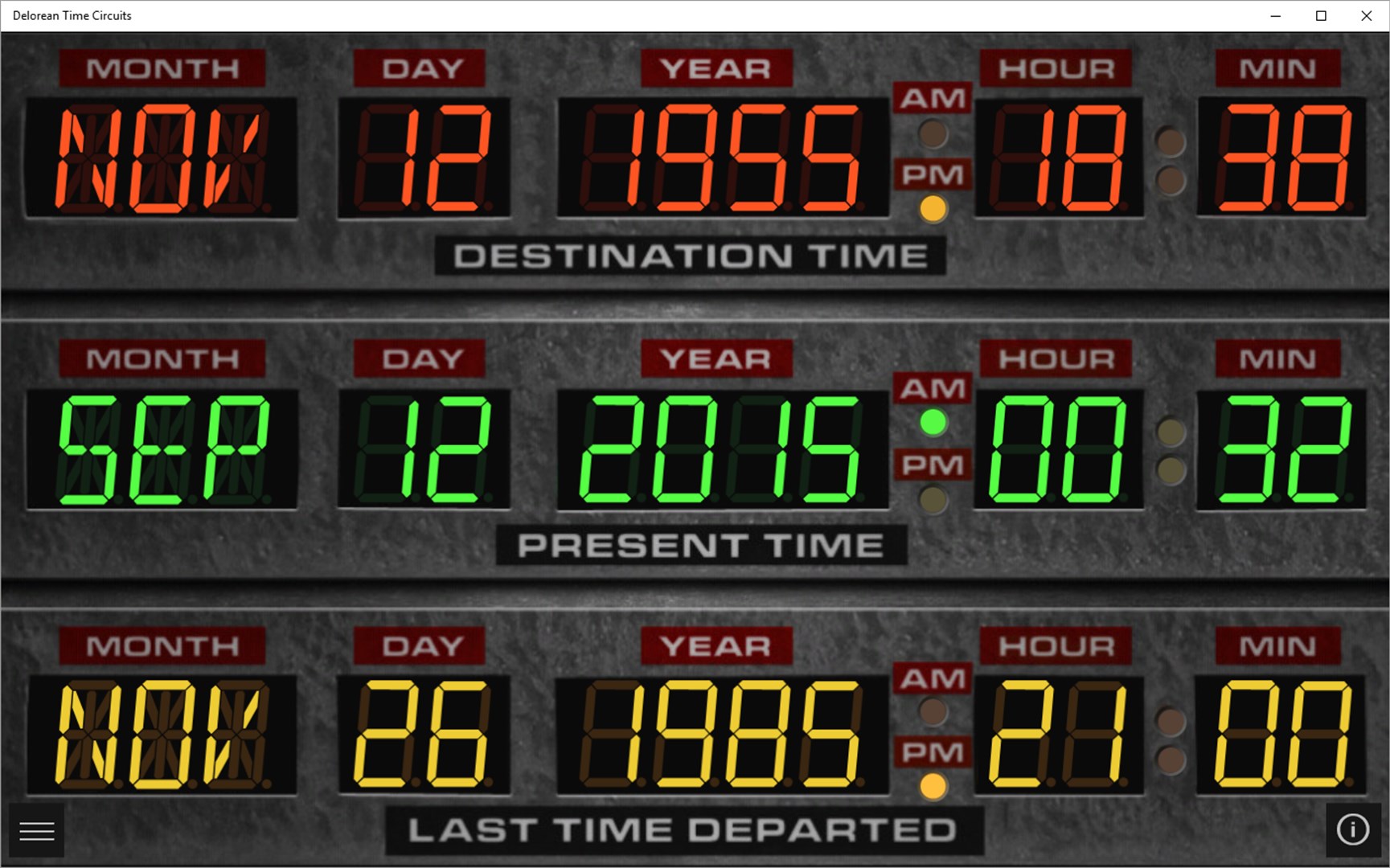 Back To The Future 2 Time Circuits