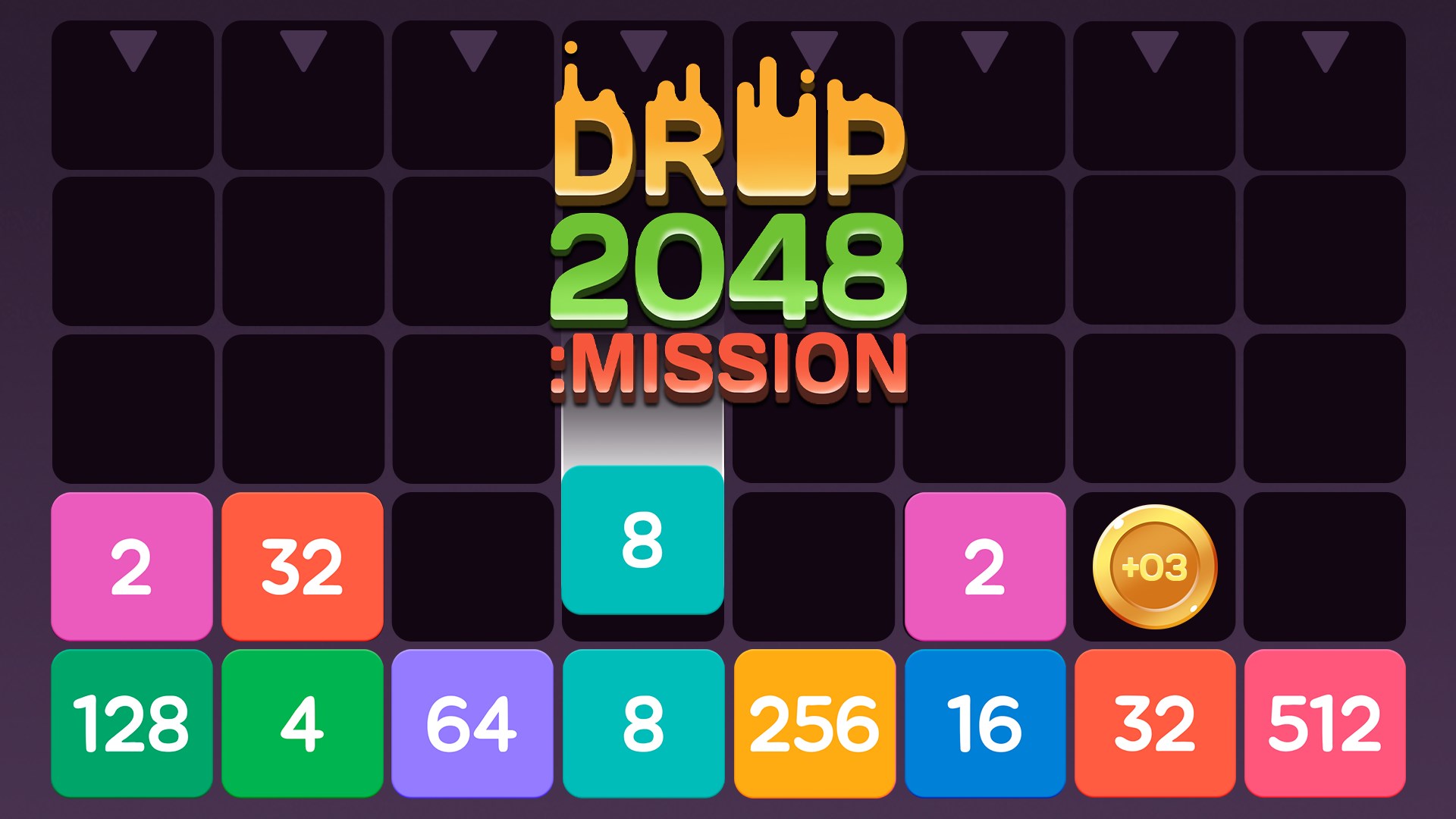 브라우저에서 Drop 2048 : Mission 게임 플레이 | MSN 게임