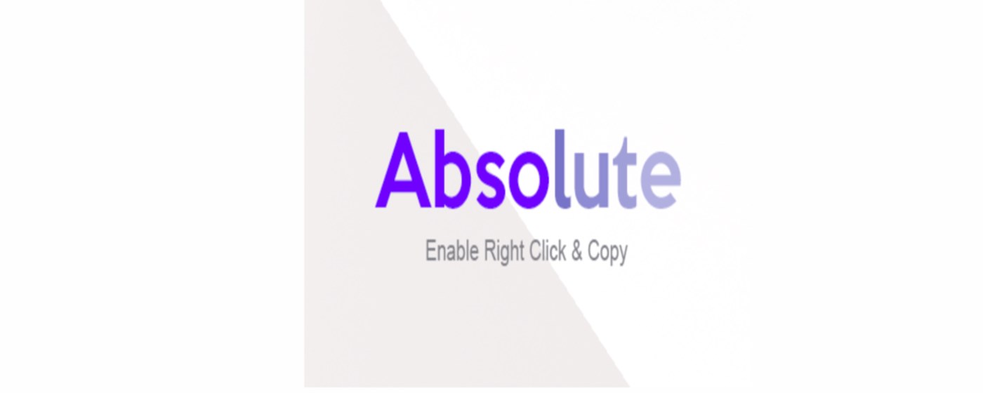 Absolute Enable Right Click & Copy - Edge add-on