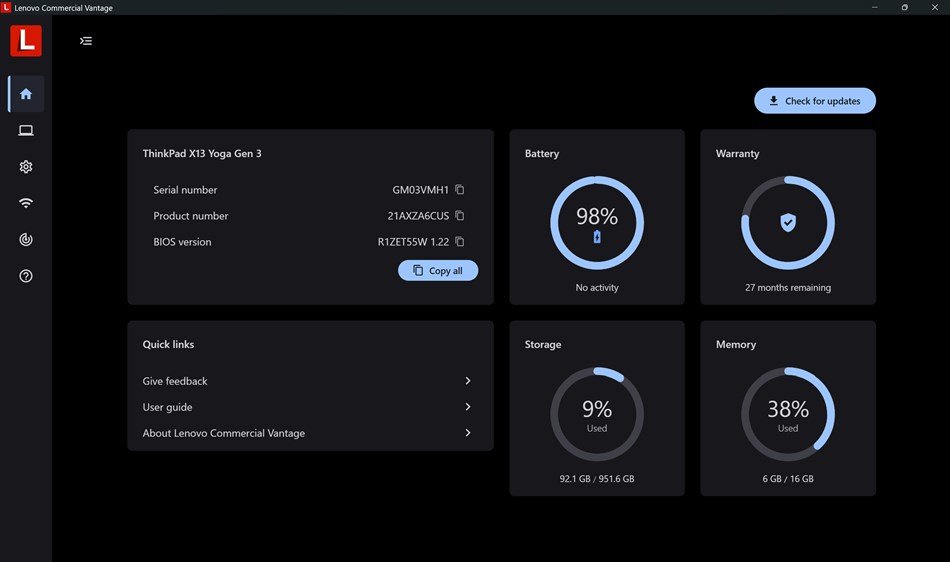 Lenovo Commercial Vantage (by LENOVO INC.) - (Windows Apps) — AppAgg