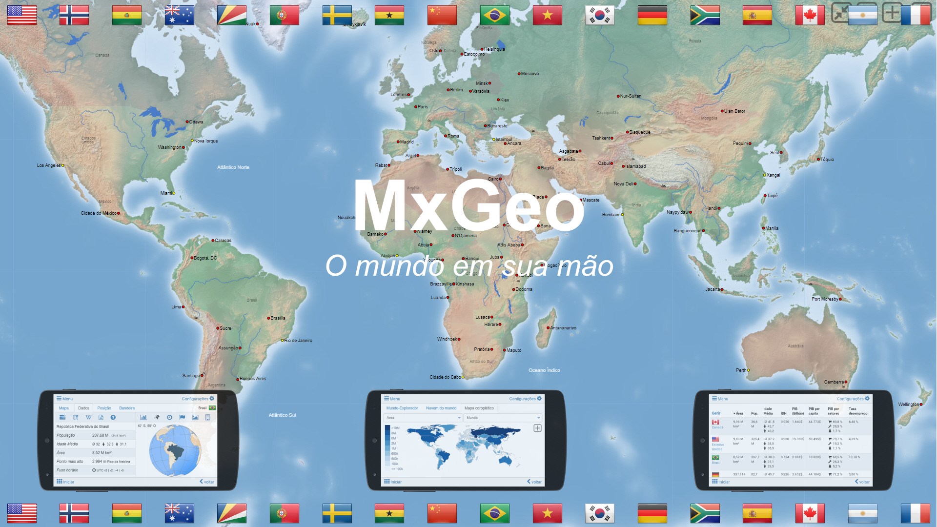 Comprar Atlas mundial e mapa MxGeo Pro - Microsoft Store pt-AO