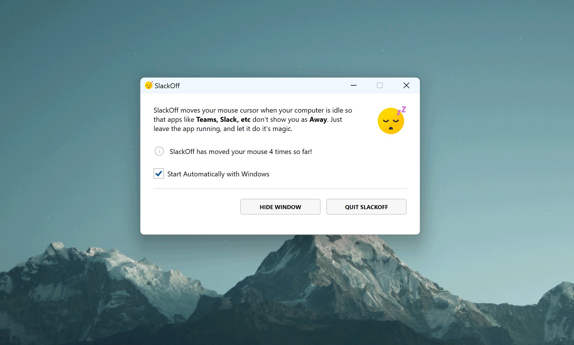 SlackOff – Auto Mouse Jiggler下载 - SlackOff – Auto Mouse Jiggler电脑应用下载 | 电脑好玩网