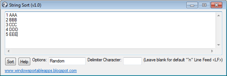String Sort (Text Sort Tool) door 25/8 - (Windows Apps) — AppAgg