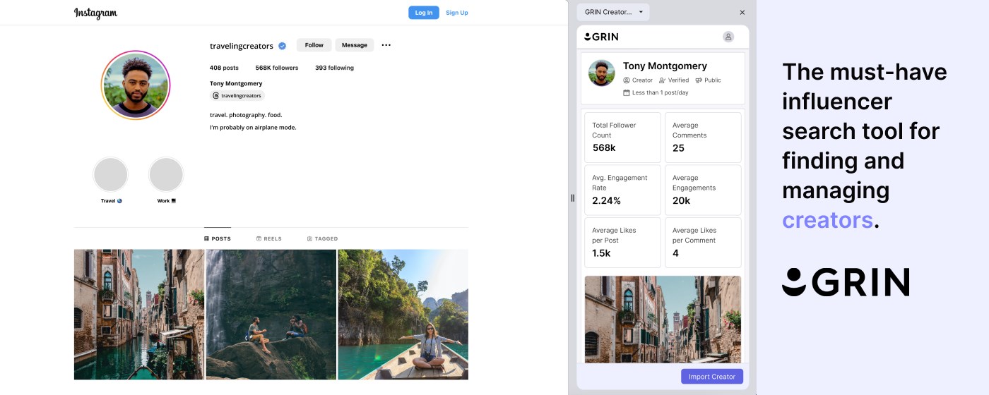 GRIN Creator Discovery: Advanced Creator Analytics