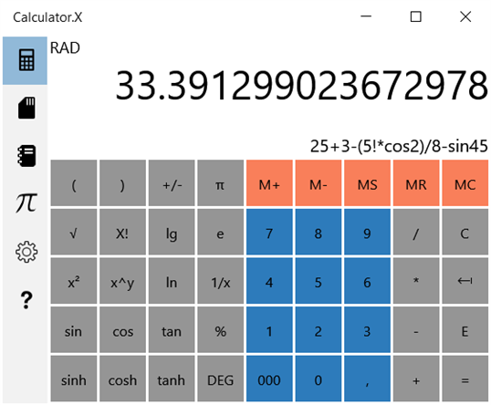 Calculator.X for Windows 10 PC Free Download - Best Windows 10 Apps