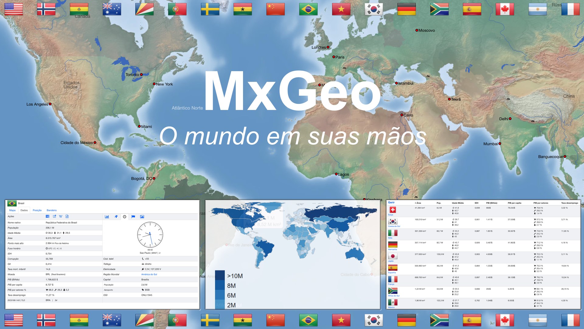 Comprar Atlas mundial e mapa MxGeo Pro - Microsoft Store pt-AO