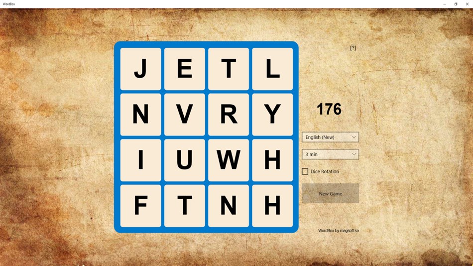 WordBox (by magsoft.se) - (Windows Games) — AppAgg