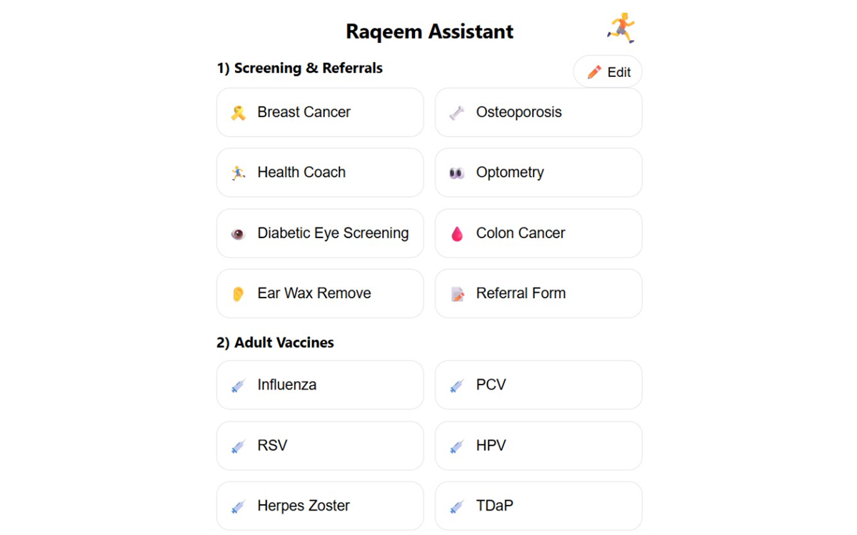 Raqeem Assistant - Edge-add-on
