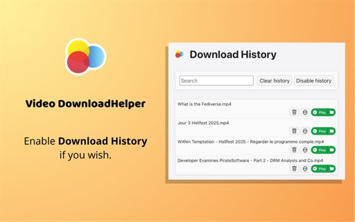 Video DownloadHelper - Web Video Downloader