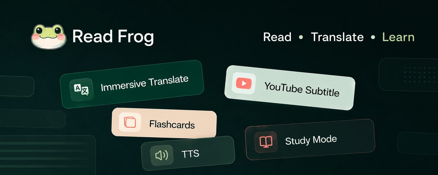 Read Frog - Immersive Language Learning Extension