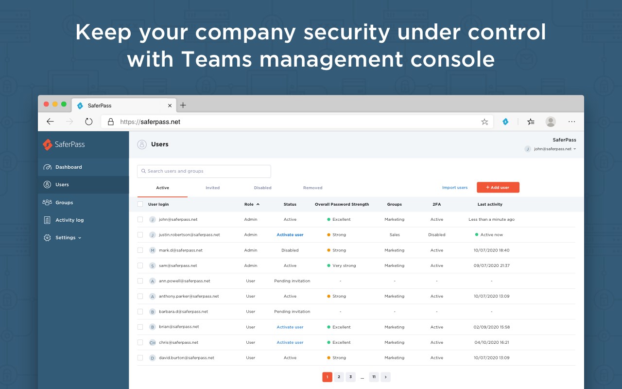 SaferPass Business Password Manager - Edge Add-On