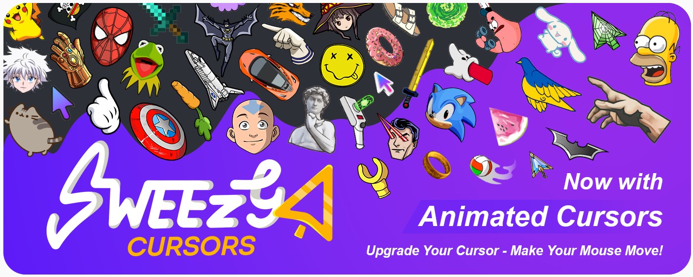 Sweezy Cursors - Custom Animated Mouse Pointers for Edge