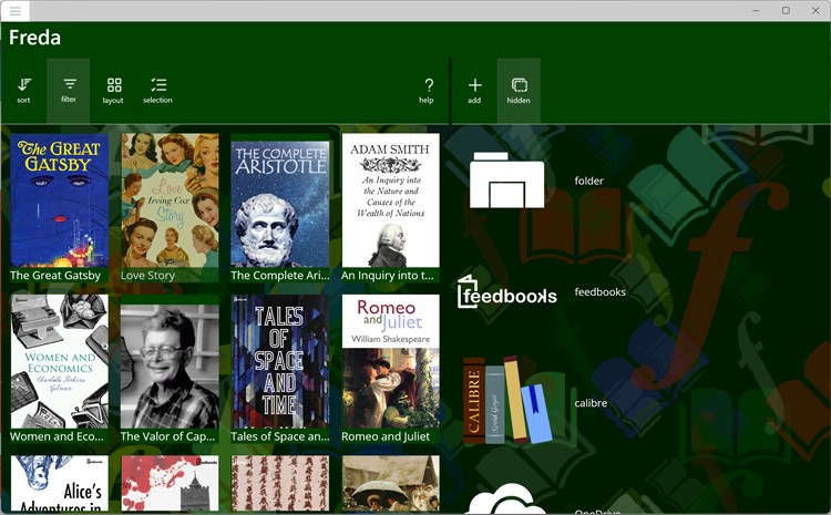 freda epub ebook reader által Turnipsoft - (Windows Alkalmazások) — AppAgg