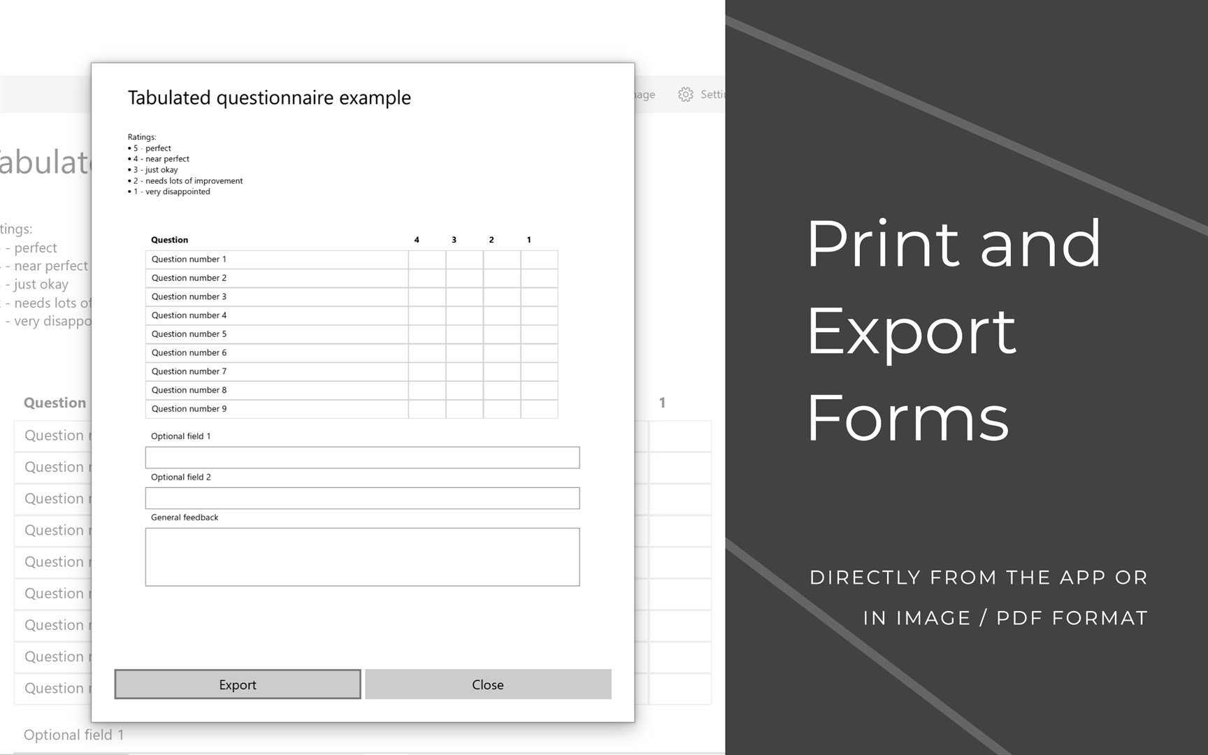 Questionnaire Template Microsoft Word