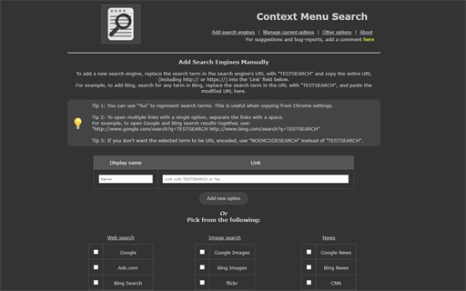 Context Menu Search Estadísticas, descargas y comprobación de seguridad ...