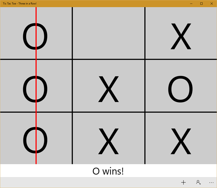 Tic Tac Toe - Three in a Row! (de Prodigusoft LLC) - (Windows Jeux ...