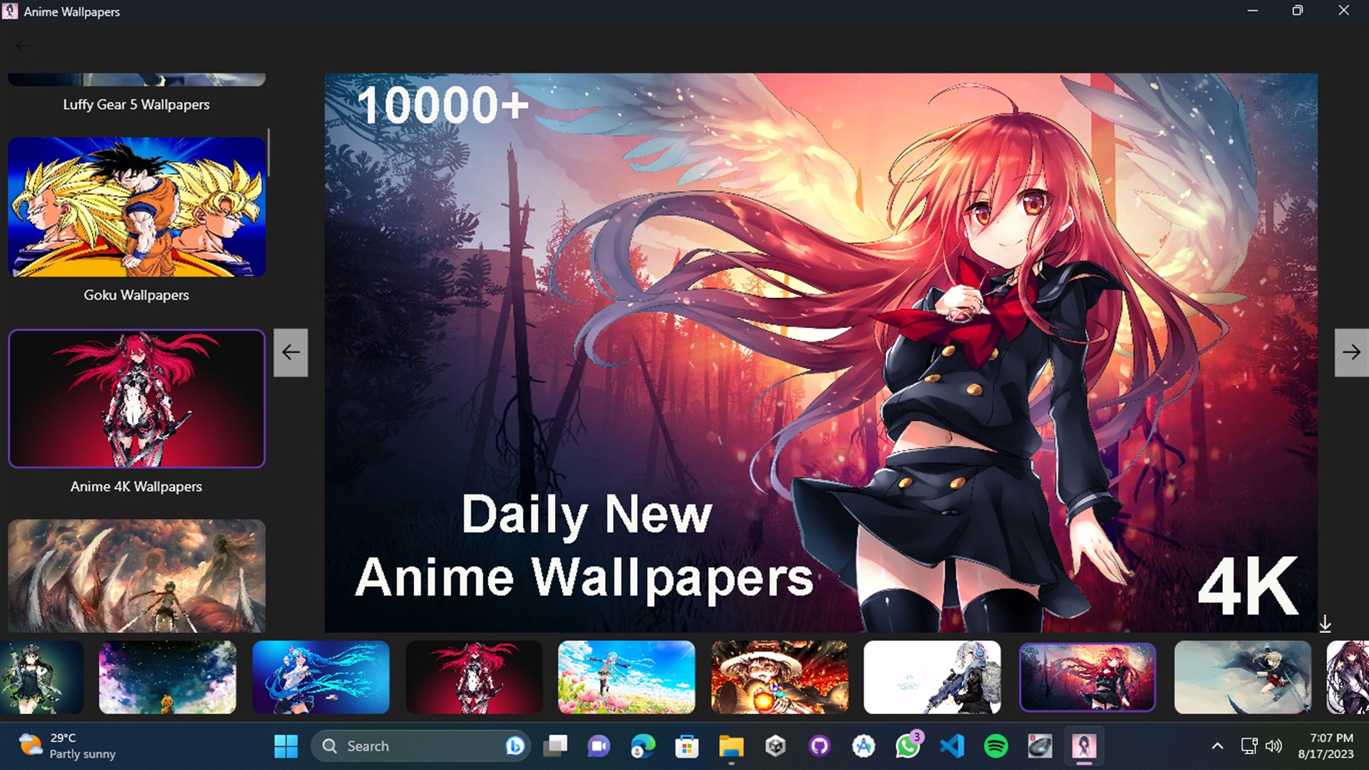 Windows 7 Desktop Themes Anime