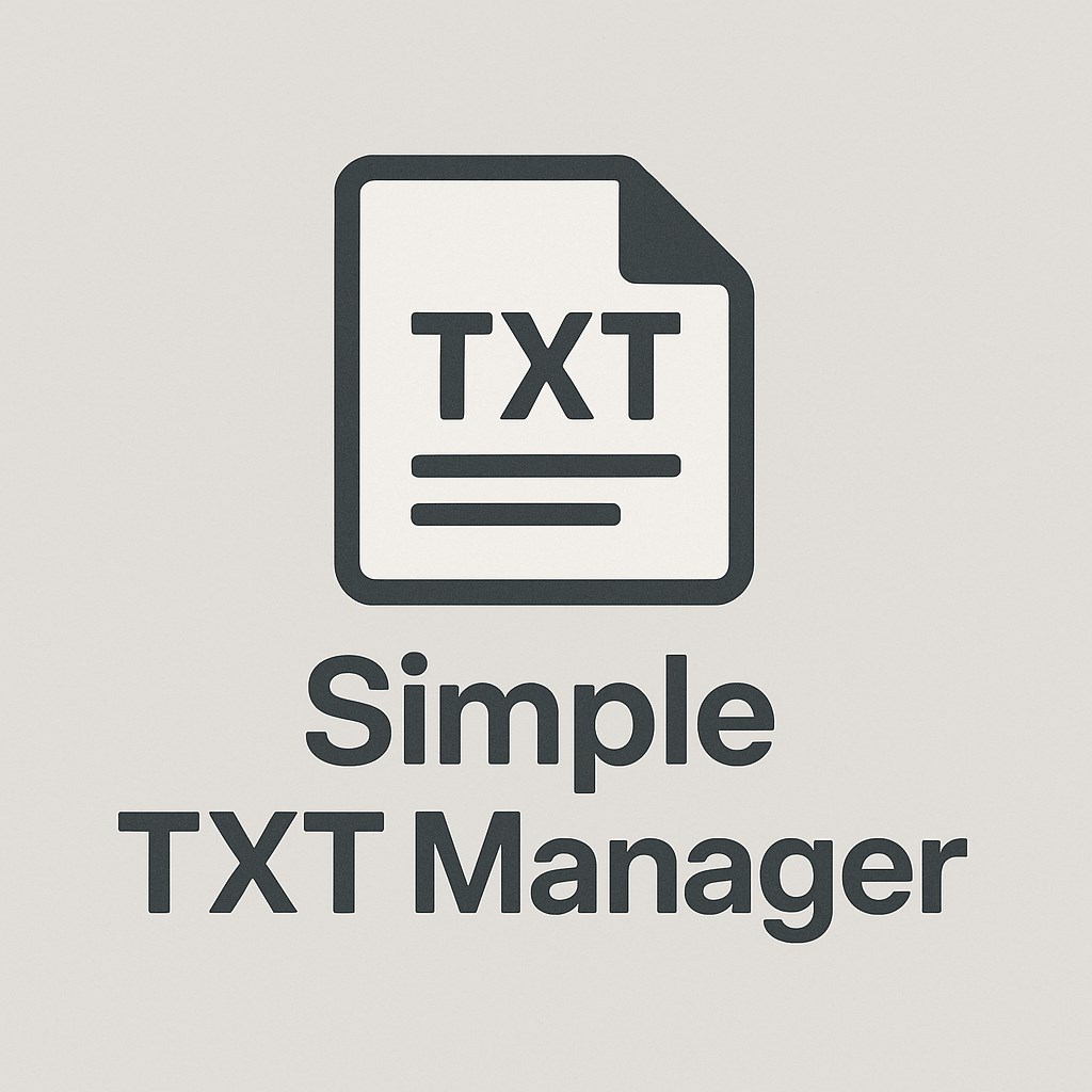Simple Txt Manager - Download and install on Windows | Microsoft Store