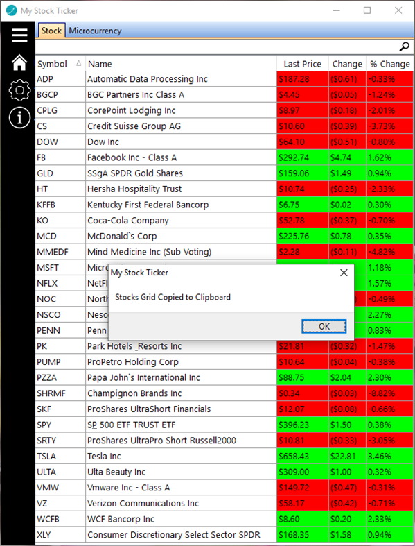 My Stock Ticker (by CUDA Enterprises LLC) - (Windows Apps) — AppAgg
