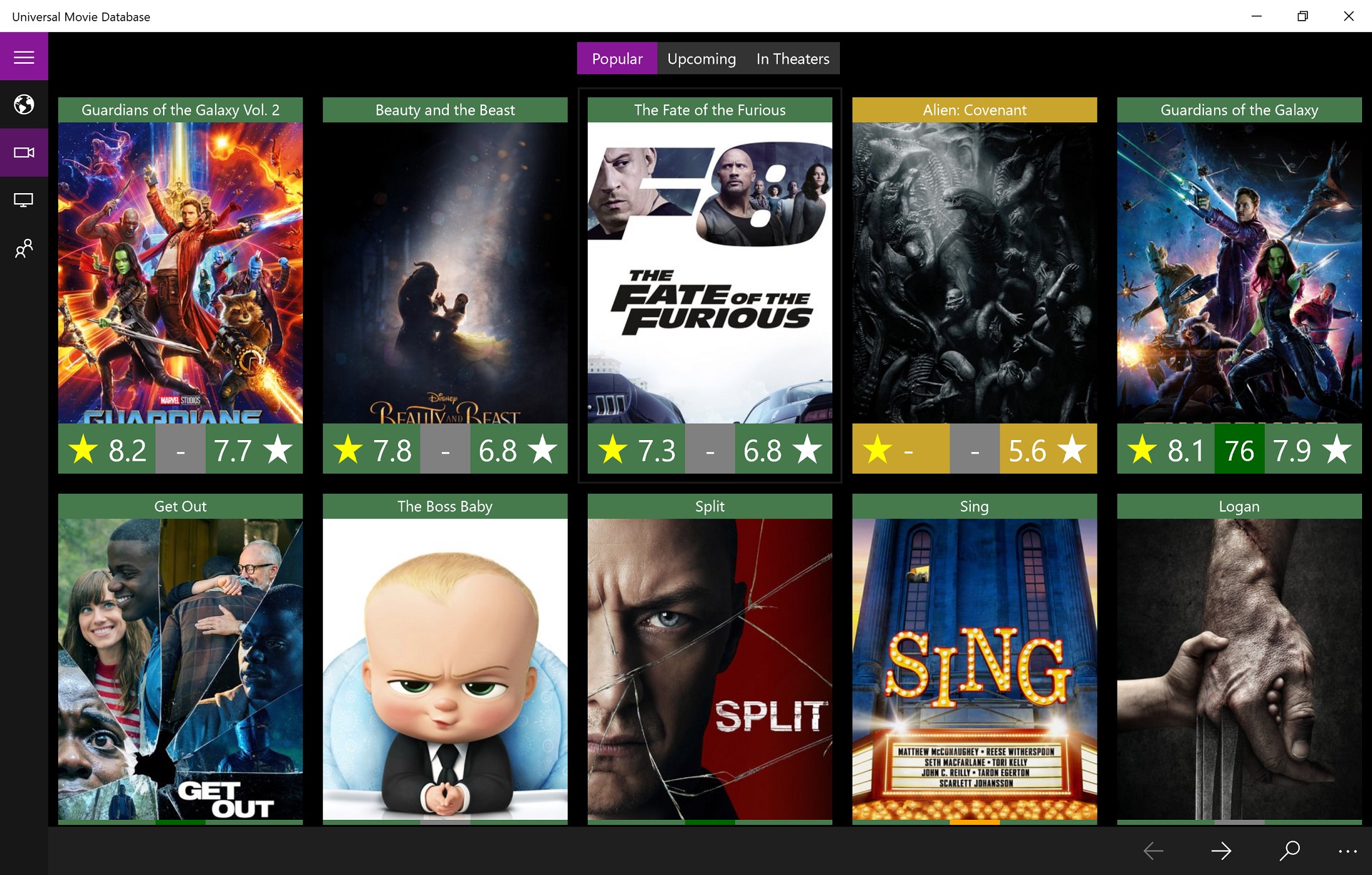 Universal Movie Database | FREE Windows Phone app market