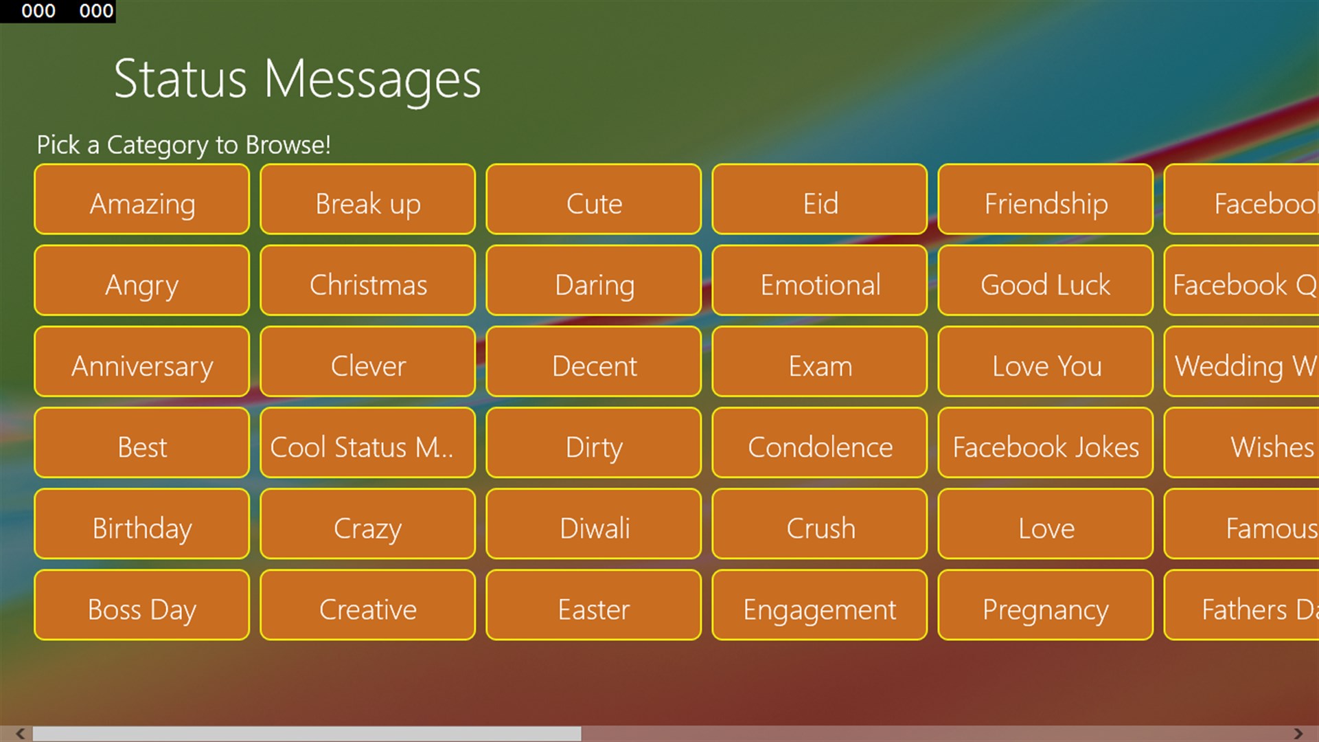 Angry Status Updates