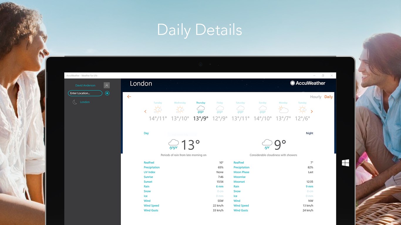AccuWeather's Windows 10 app updated with Design Improvements