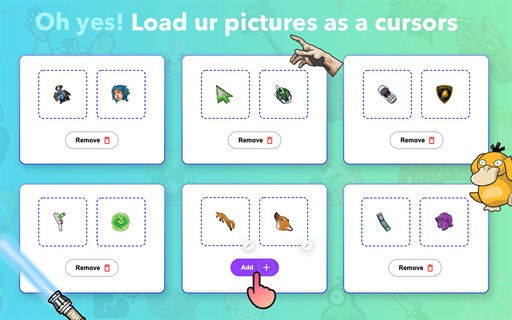 Sweezy Cursors - Custom Animated Mouse Pointers for Edge