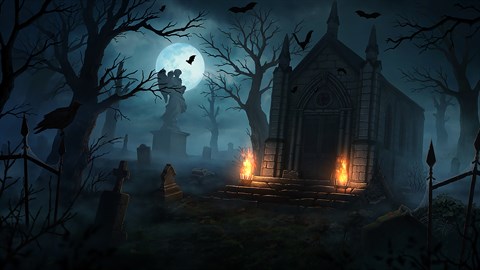 Buy AAA Dynamic Scenes - Midnight's Mausoleum Dynamic Scene | Xbox