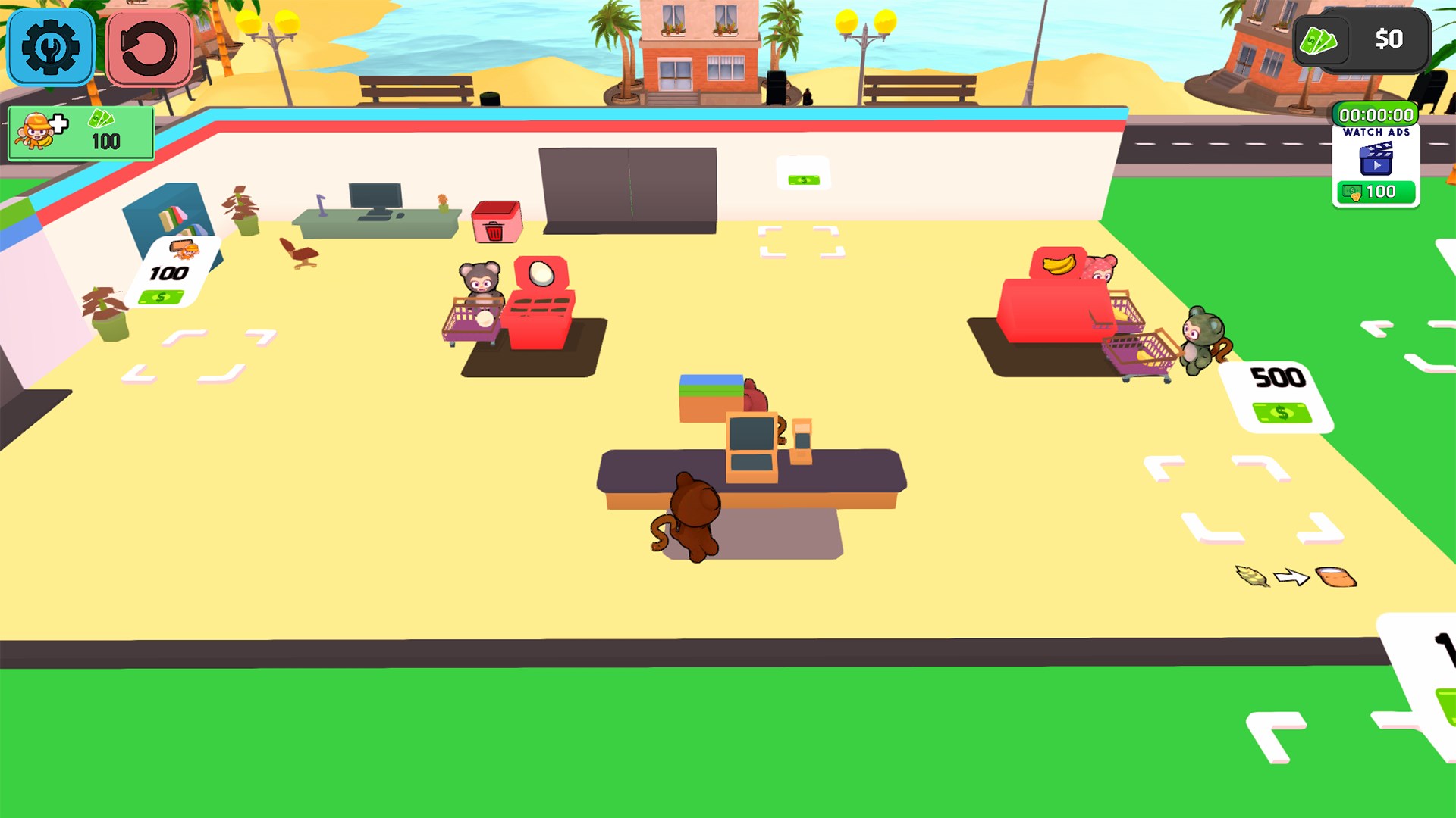 Recevoir Idle Monkey Kart - Microsoft Store fr-ML