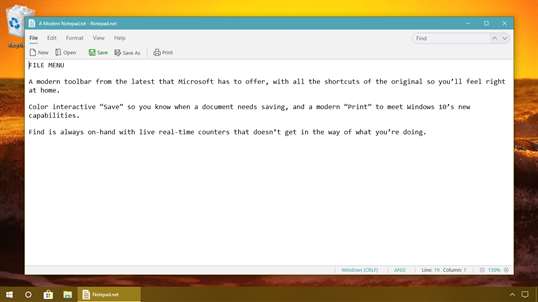 Notepad.net for Windows 10 PC Free Download - Best Windows 10 Apps