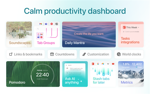 Momentum - Focus & Calm New Tab Extension