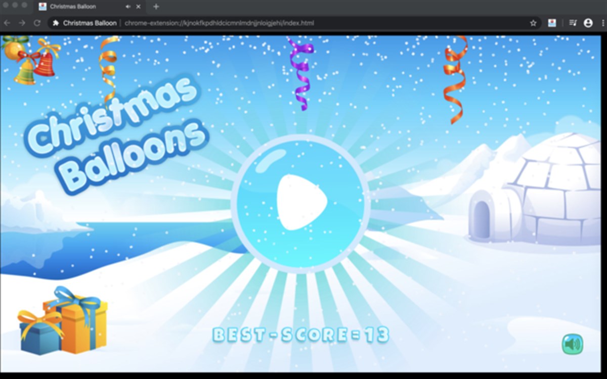 Christmas Balloon - Edge 부가 기능