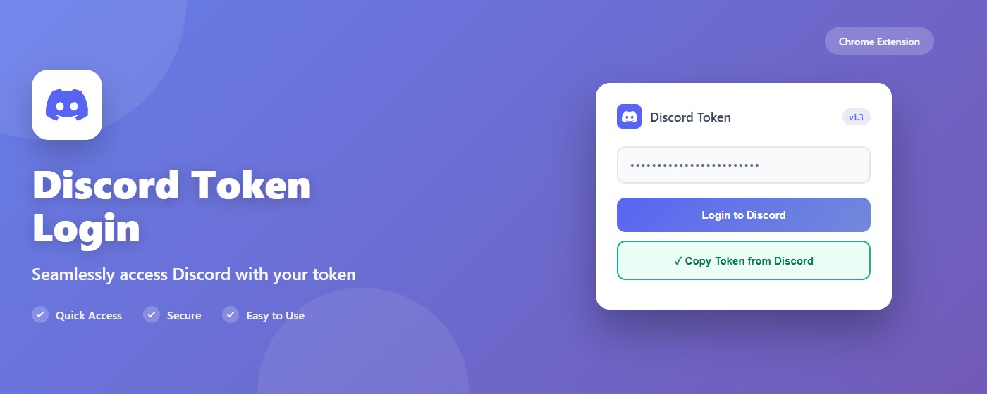 Discord Token Login — Quick Token Sign-In