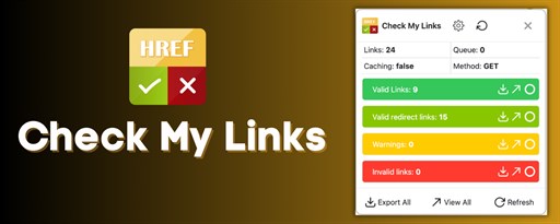 Check My Links - Easy Broken Link Checker