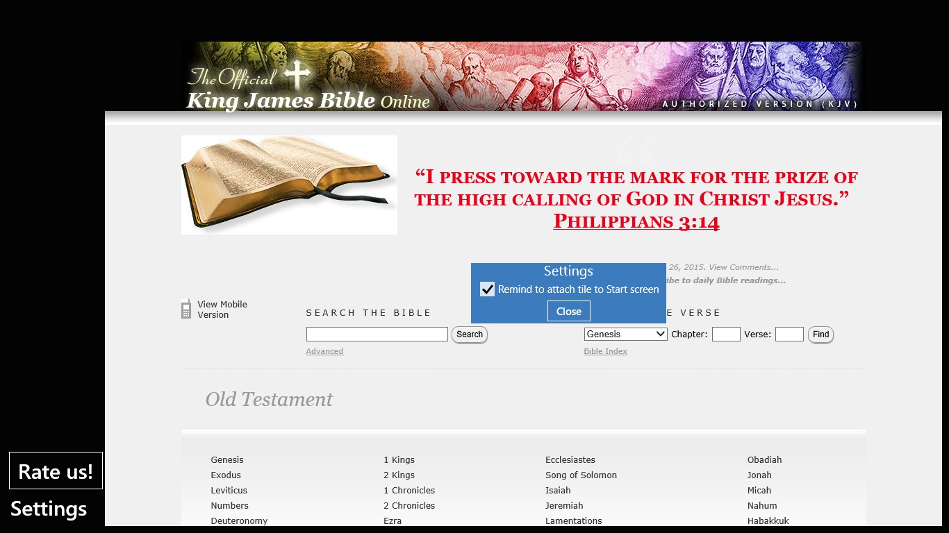 Official King James Bible Online