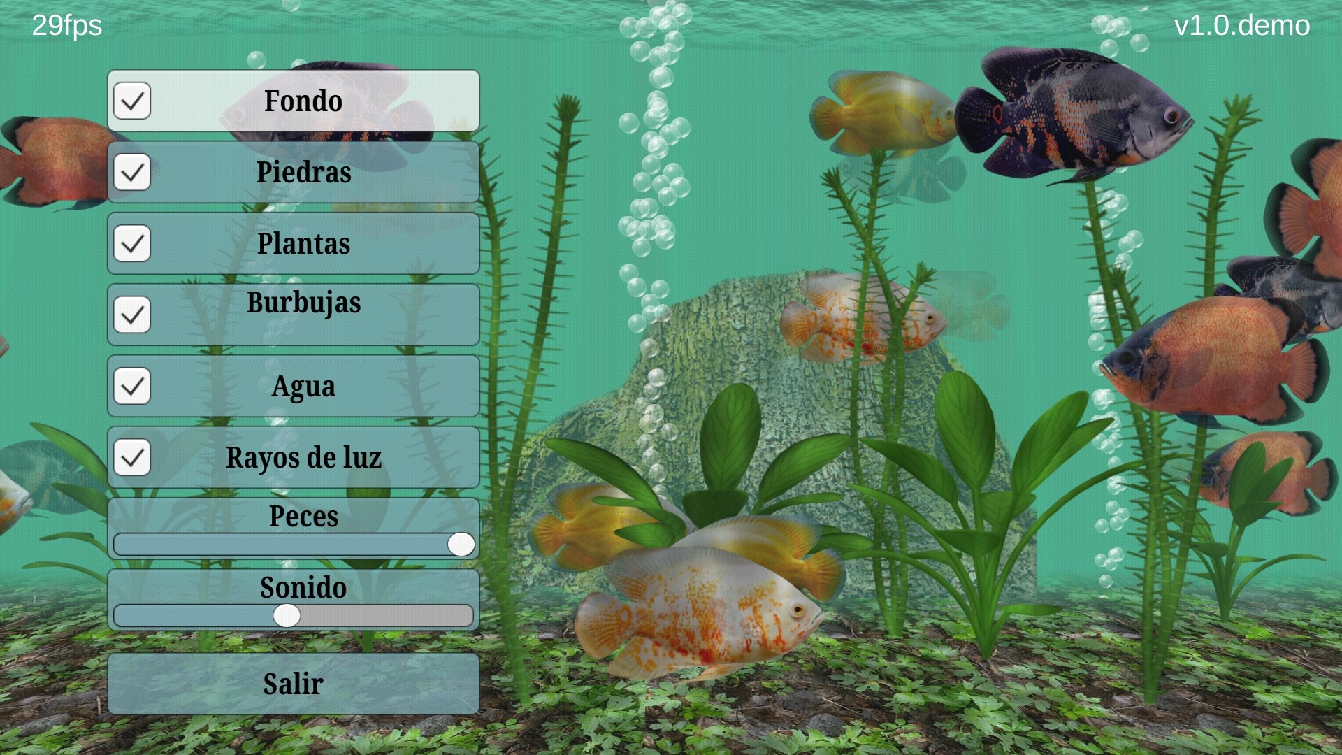 Xbox Live Acuario Salvapantallas Peces
