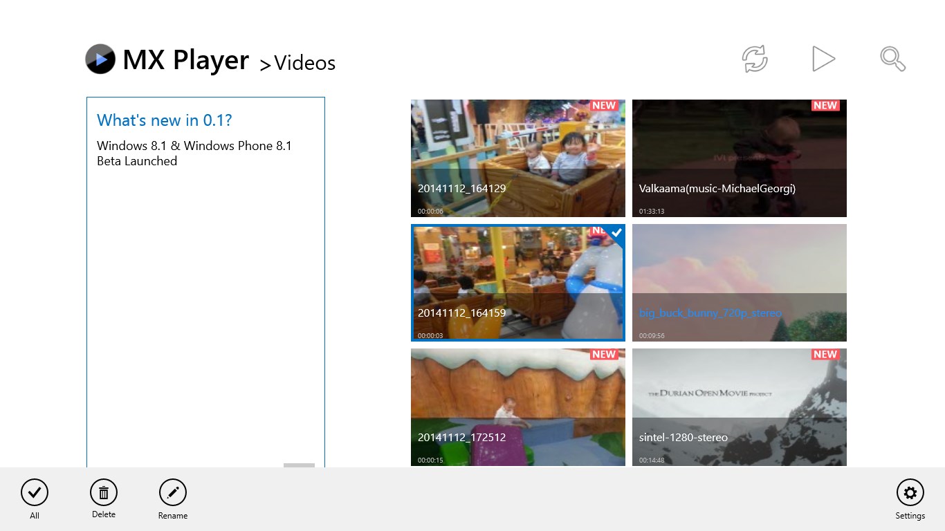 MX Player is now a Universal Windows App