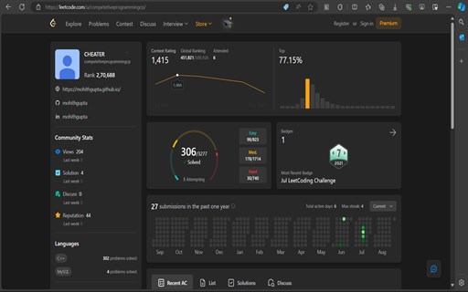 LeetCode Cheater Detector - Edge add-on