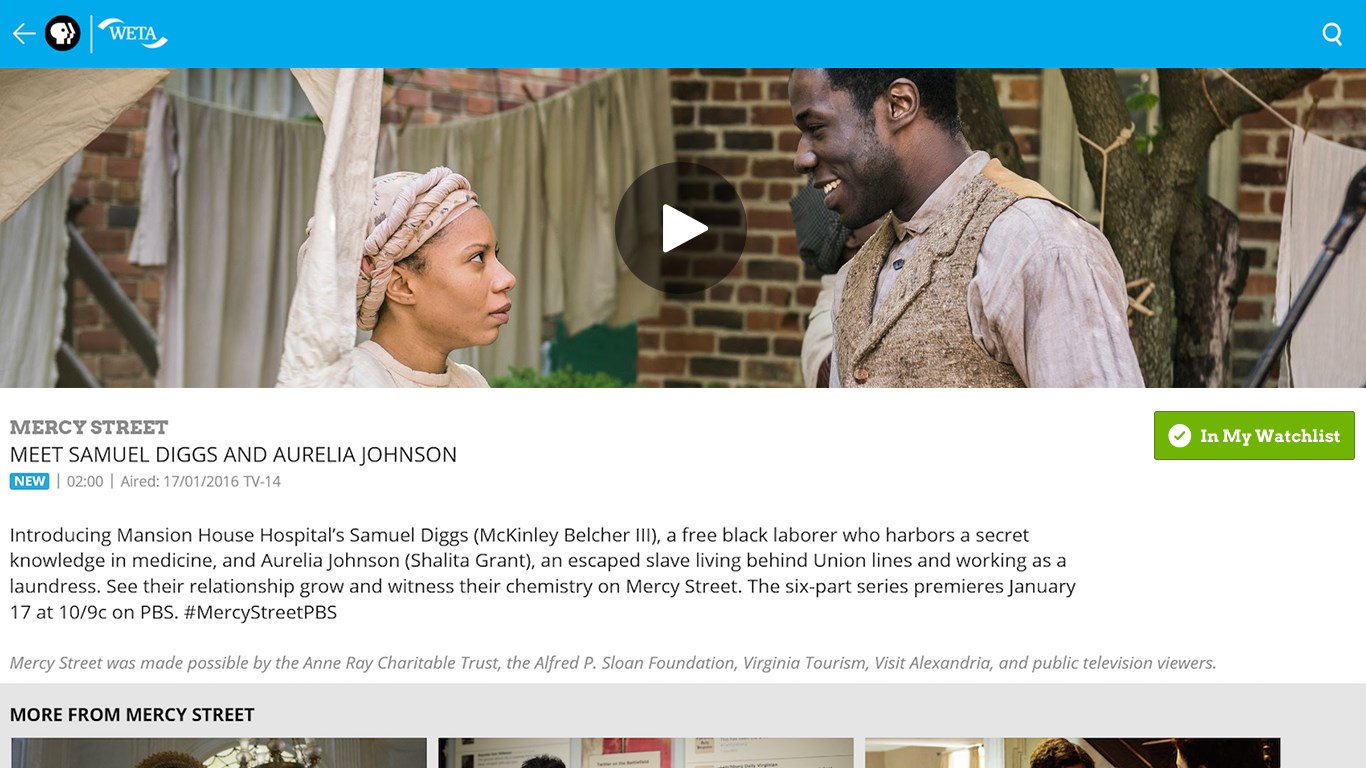 PBS Video app now available for Windows 10 Mobile