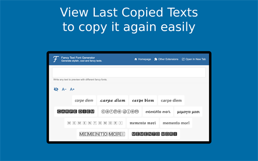 Fancy Text Font Generator統計、ダウンロード、安全確認 | Chrome-Stats