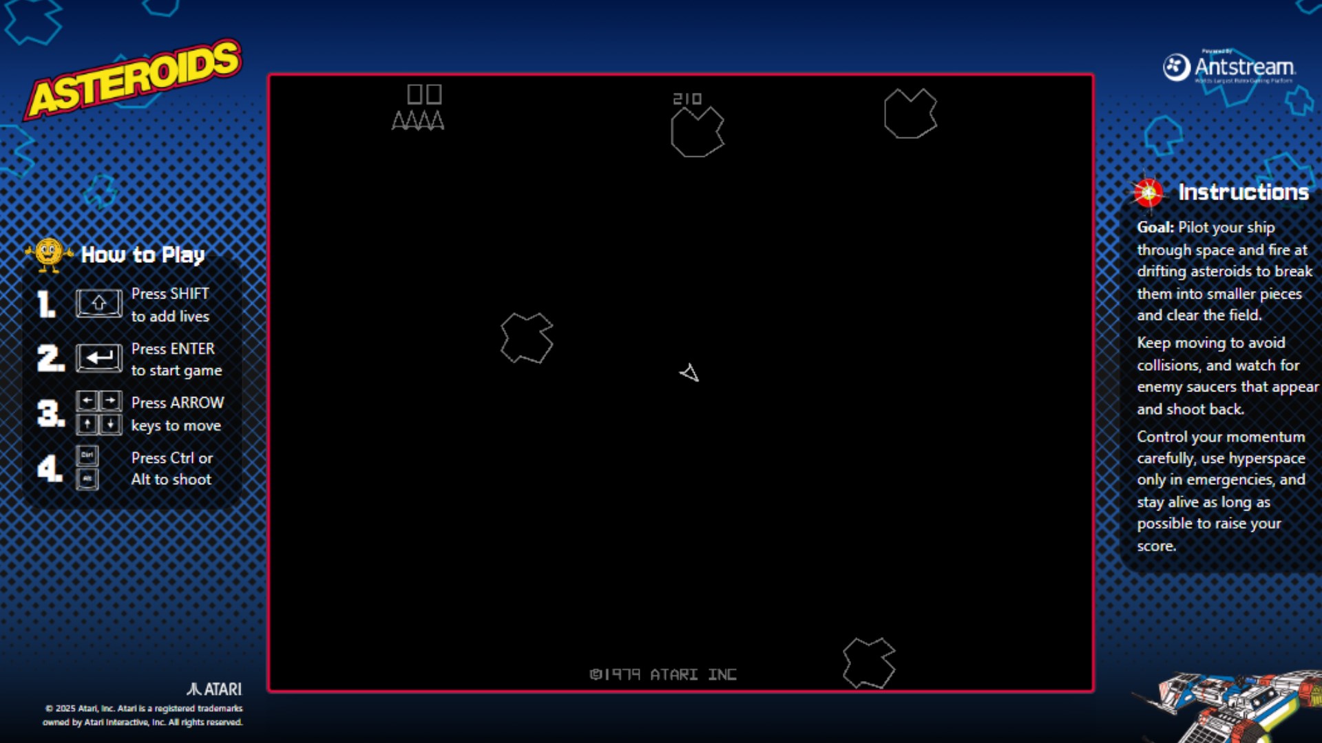 Play Asteroids : Retro Arcade in your browser | Games from MSN