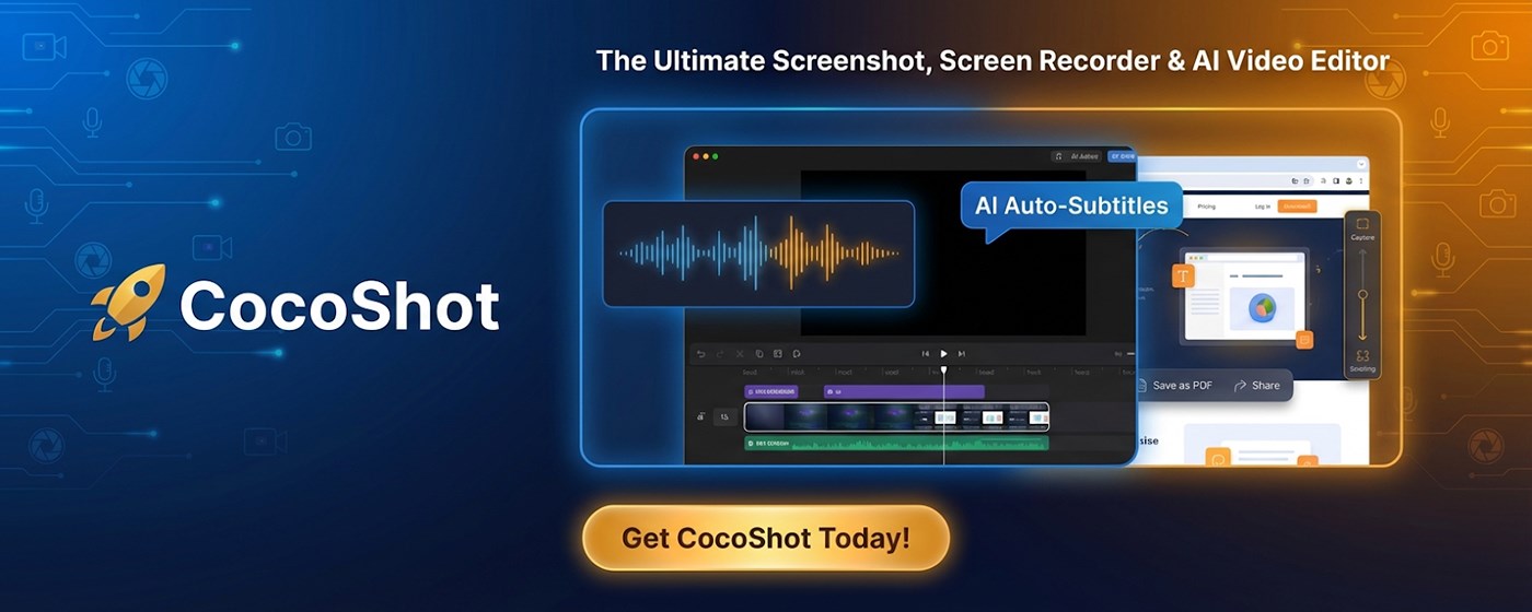 CocoShot: Screen Capture & AI Video Editor